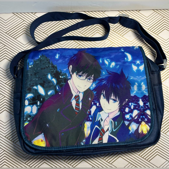 unbranded | Bags | Ao No Exorcist Blue School Bag Messenger Crossbody ...